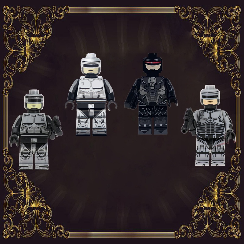 Robocop Birthday Gift Education Toys For Children DIY Building Blocks ...