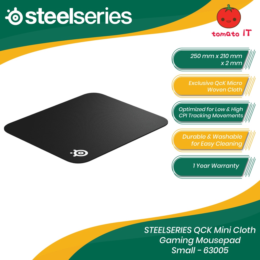 STEELSERIES QCK Mini Gaming Mouse Pad - 63005 | Shopee Malaysia