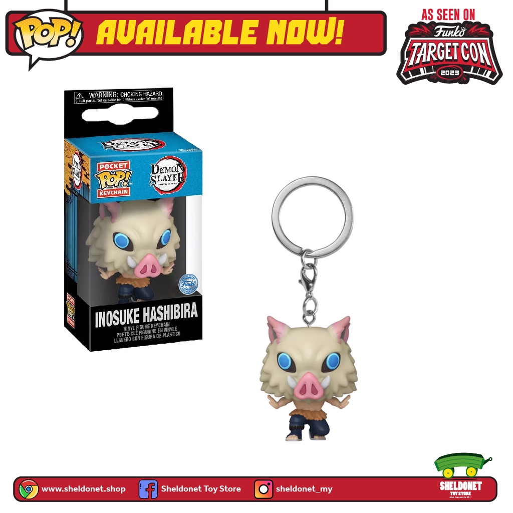 Funko Pocket Pop! Keychain Demon Slayer - 7th Form Inosuke [Exclusive ...