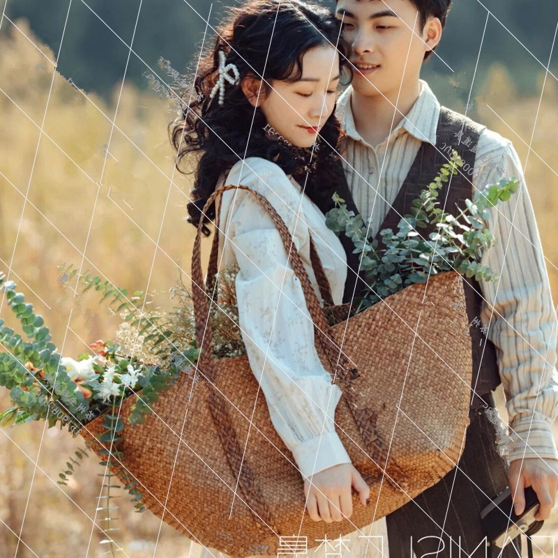 Alat peraga fotografi perkahwinan beg tenunan lokasi studio foto ...