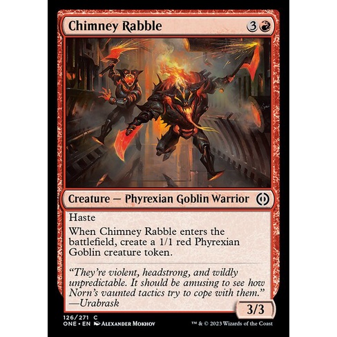 Chimney Rabble | [ONE][C][{3}{R}][Creature][MTG Singles] | Shopee Malaysia