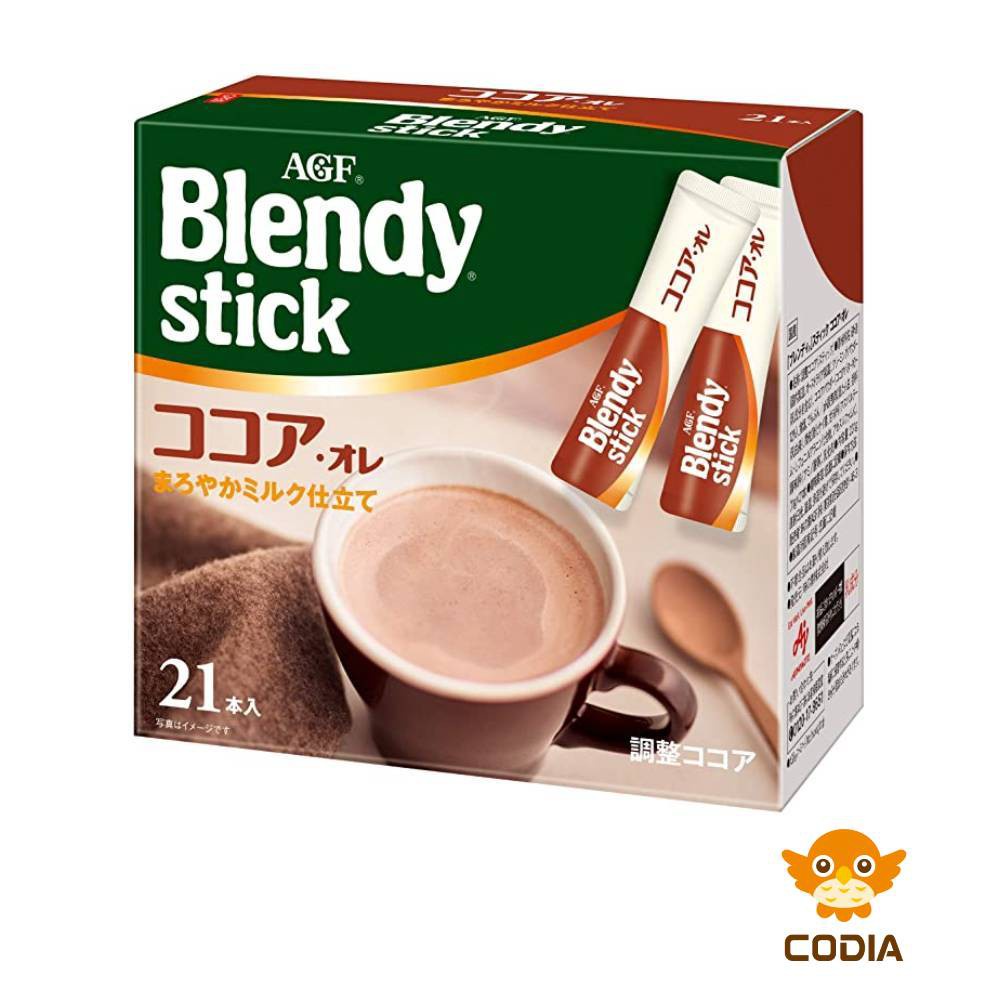 AGF Blendy Stick Cocoa Au lait - 20 Sticks (Made in Japan) (Direct from ...