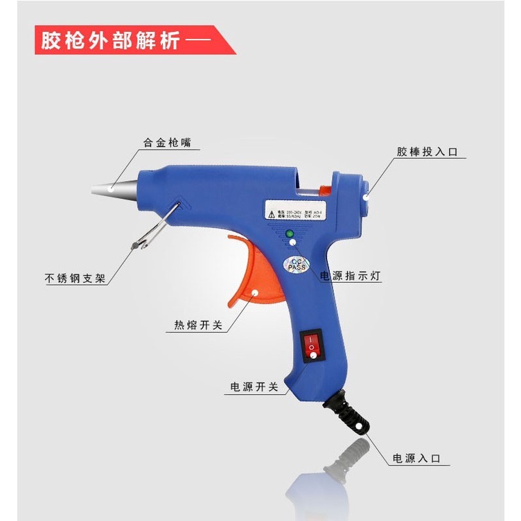 Pistol gam cair panas pelbagai fungsi buatan tangan isi rumah pistol ...