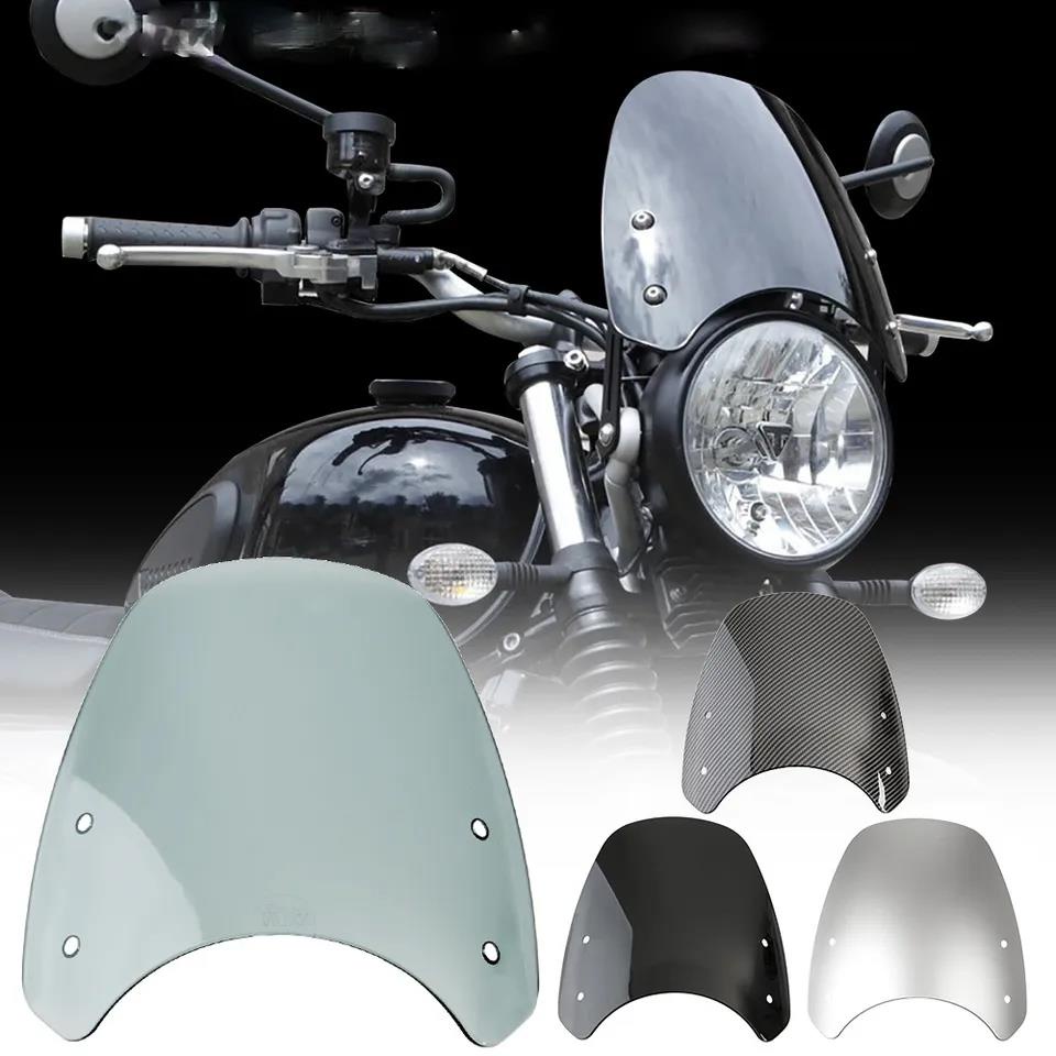 Motorcycle Classic Flyscreen Windscreen Windshield for Triumph ...