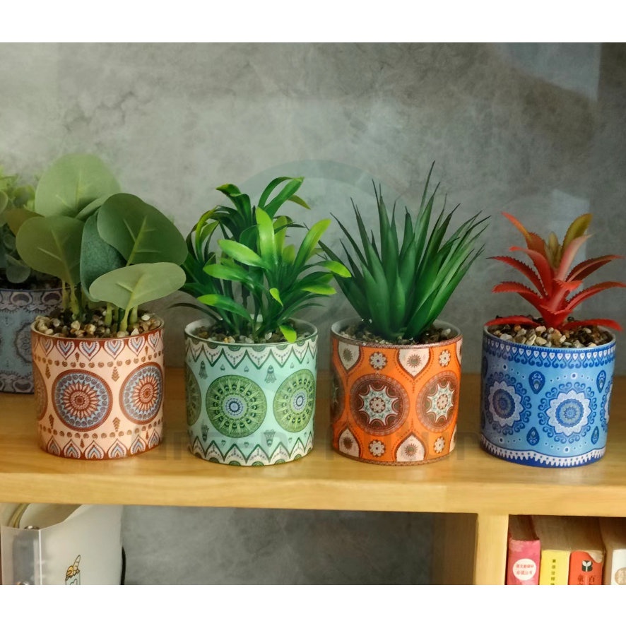 Succulent Pot Cactus Pot Ceramic Pot Zakka Minimalism Planter Pasu ...