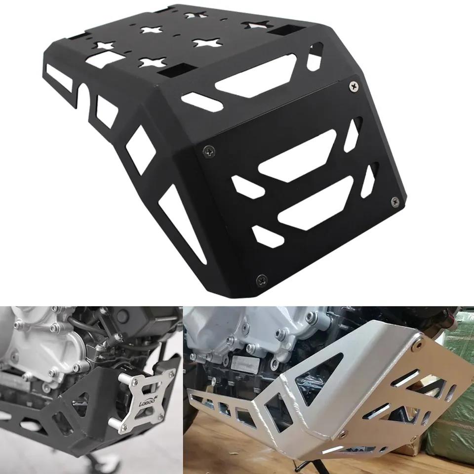 Motorcycle Black Engine Expedition Skid Plate Chassis Guard Chin ...
