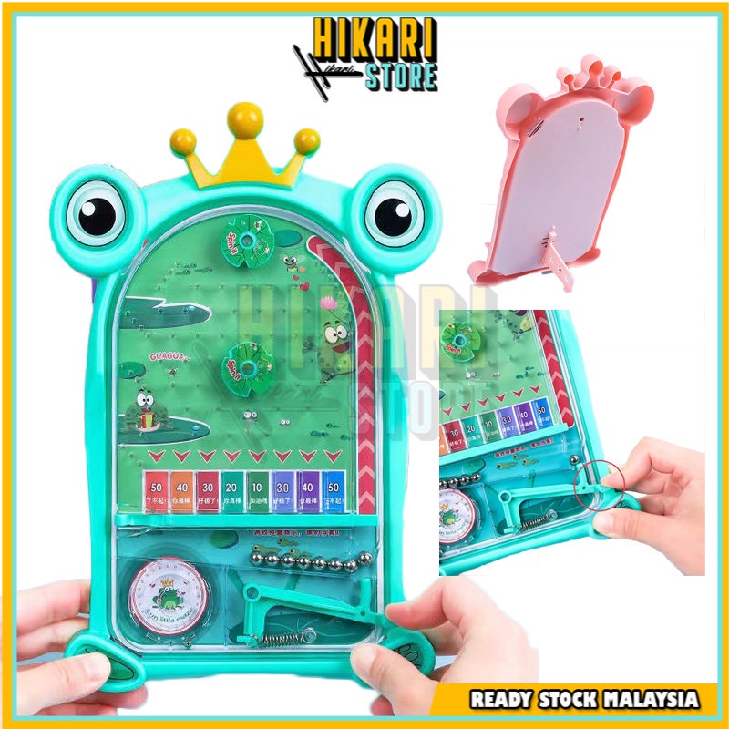 Frog pinball machine toy children's cartoon pinball puzzle game ...