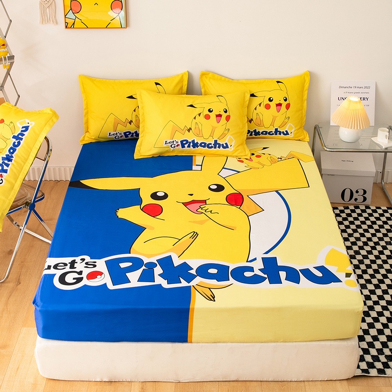 Fast shipment！100% cotton Cartoon sheet cover【Pure Cotton】 Fitted ...