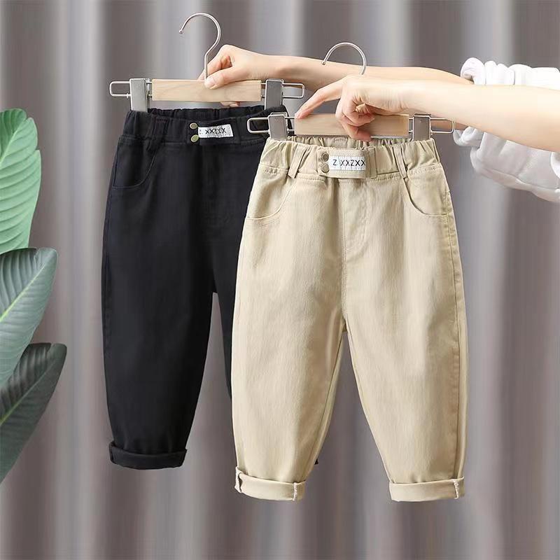 Boy Pants Kids Pants for Boy Cotton Casual Long Trousers | Shopee Malaysia
