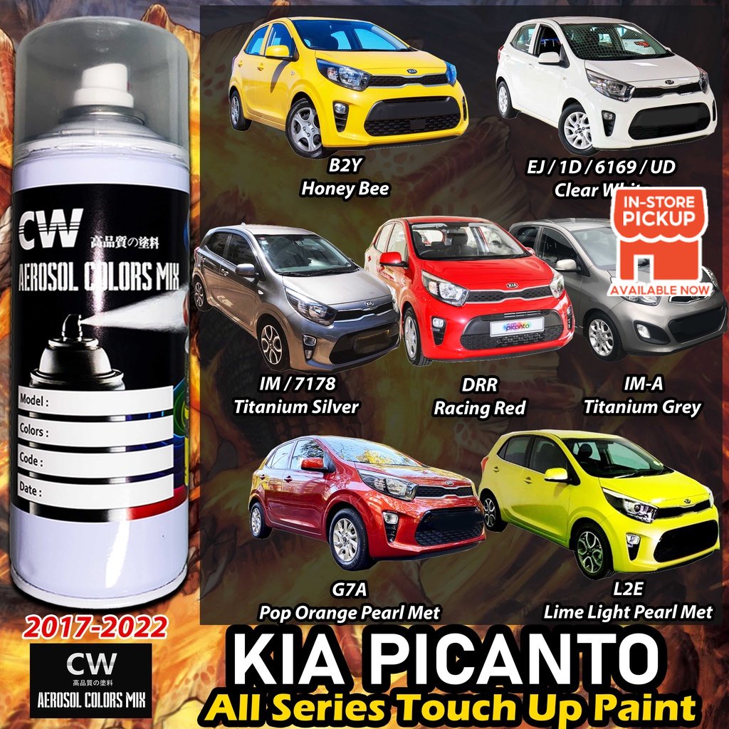 [ KIA PICANTO GEN 3 ] Touch Up Paint All Colors 🚗 Aikka CW Aerosol ...