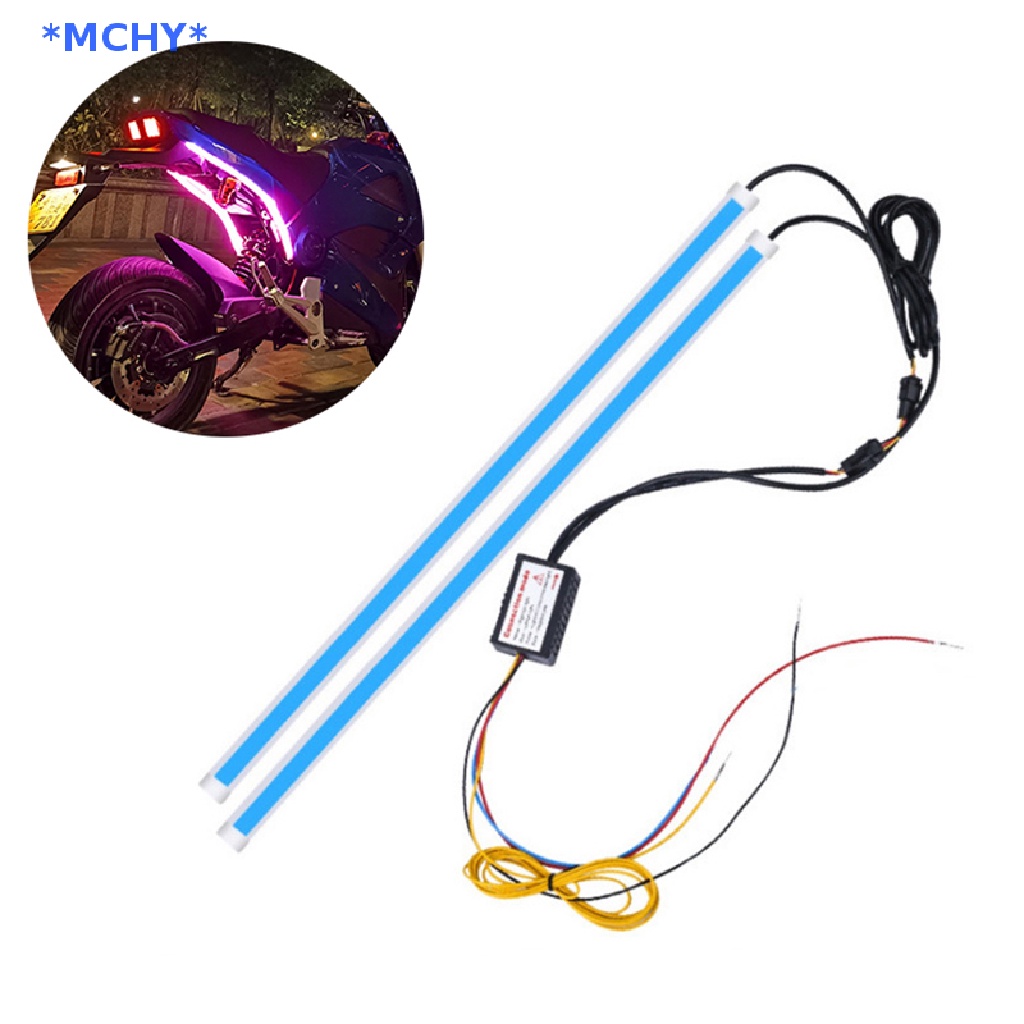 MCHY> Motorcycle Turn Signal Lamp LED Running Lights Tail Light DRL ...