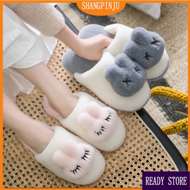 Man Women Indoor Home House Slippers Thick Plush Home Bedroom Room ...