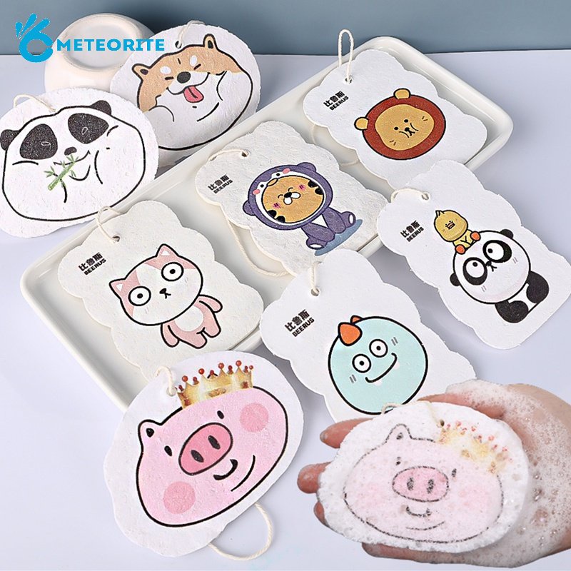 Cute Animals Shaped Dishes Pads with Hanging Rope/ Double Sided ...