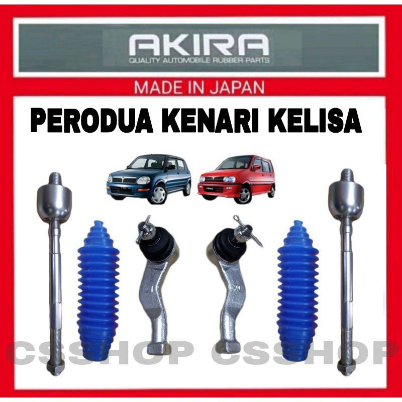 CS PERODUA KENARI KELISA POWER STEERING RACK END + TIE ROD END + BOOT ...