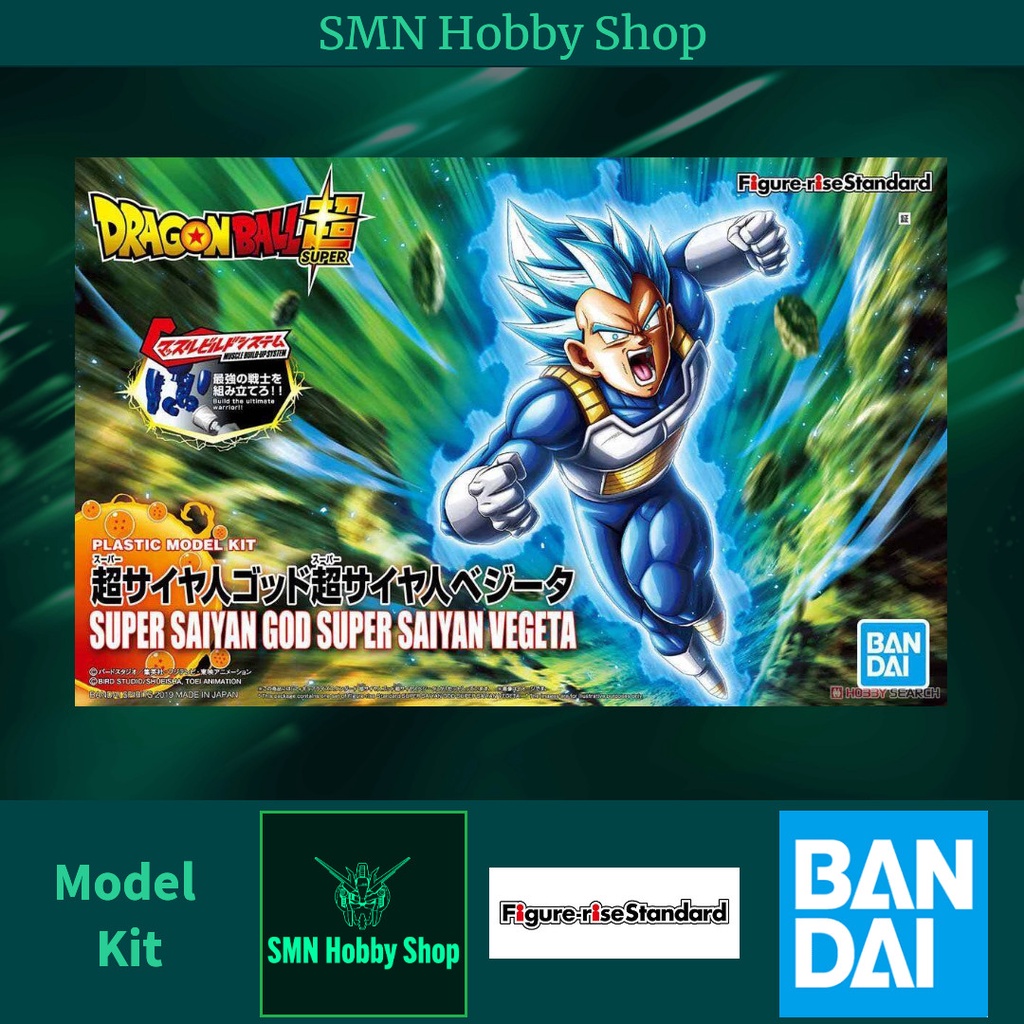 FRS - Figure-Rise Standard Super Saiyan God Super Saiyan Vegeta Model ...