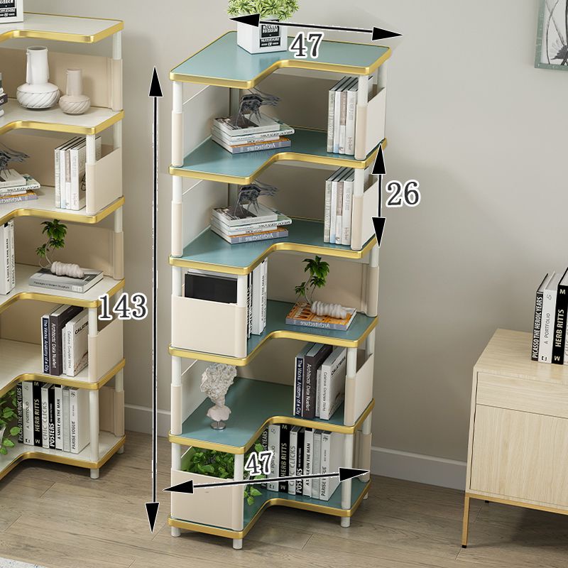 Living room corner cabinet turn bookshelf corner shelf triangular ...