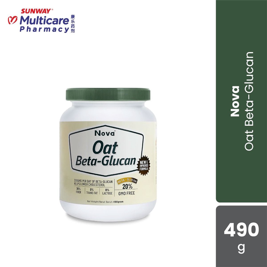 NOVA OAT BETA-GLUCAN 490G | Shopee Malaysia