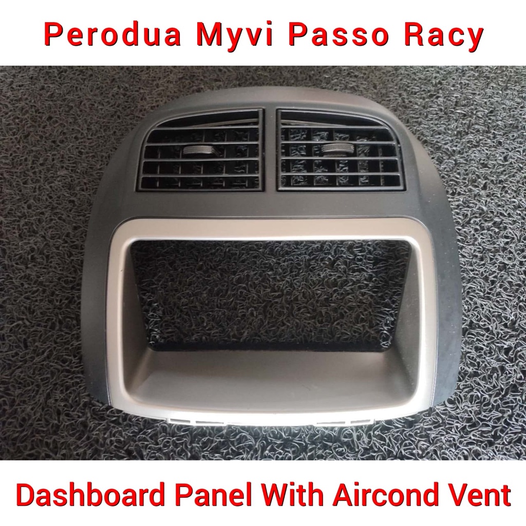 Perodua Myvi Passo Racy Double Din Dashboard Radio Panel With Aircond ...