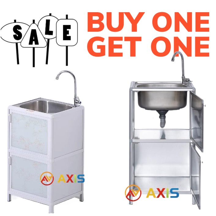 BUY 1 TAKE Lababo Stainless Kitchen Sink Complete SET with Drain Faucet ...