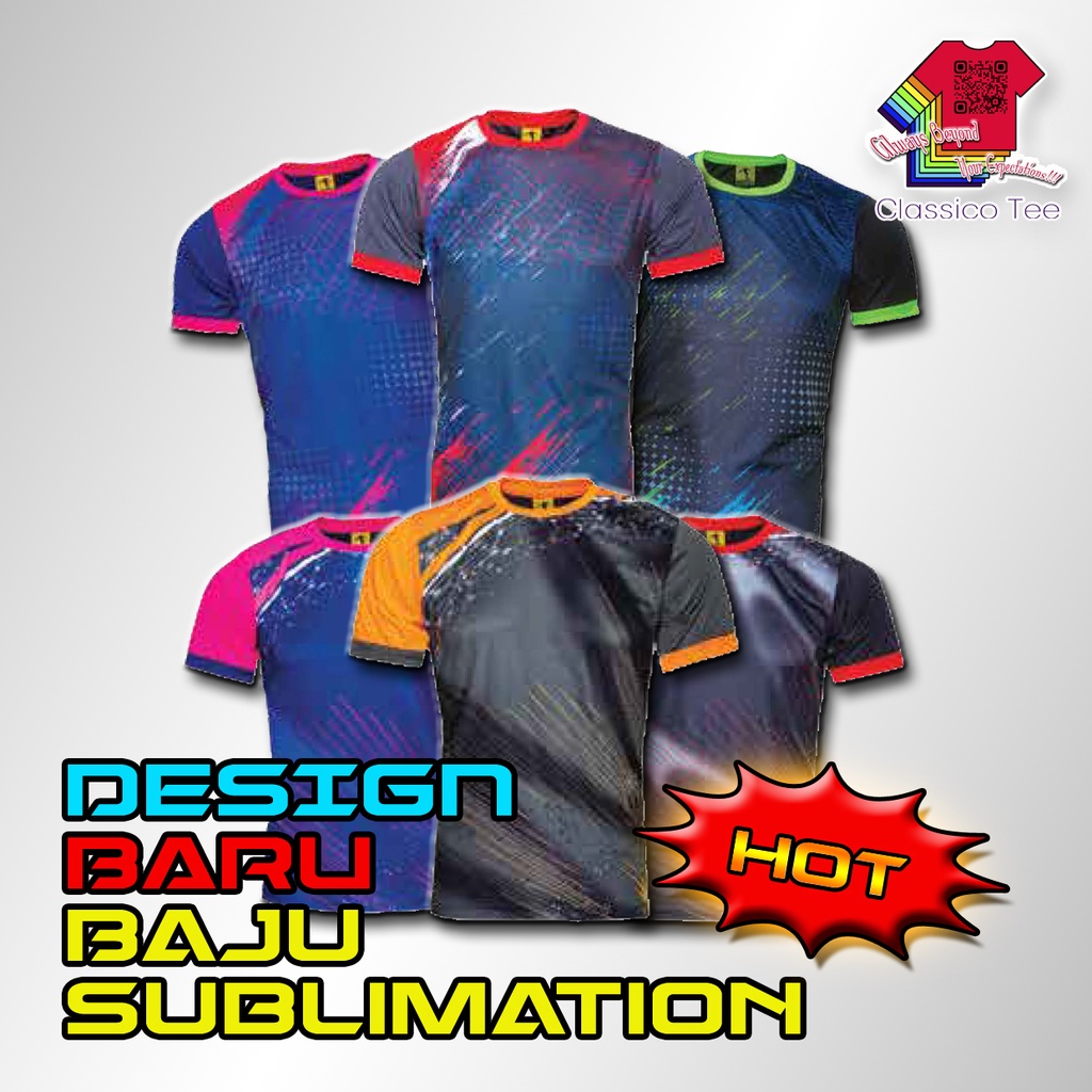 Baju Sublimation Jersey Quick Dry Tee - BARU!!! | Shopee Malaysia