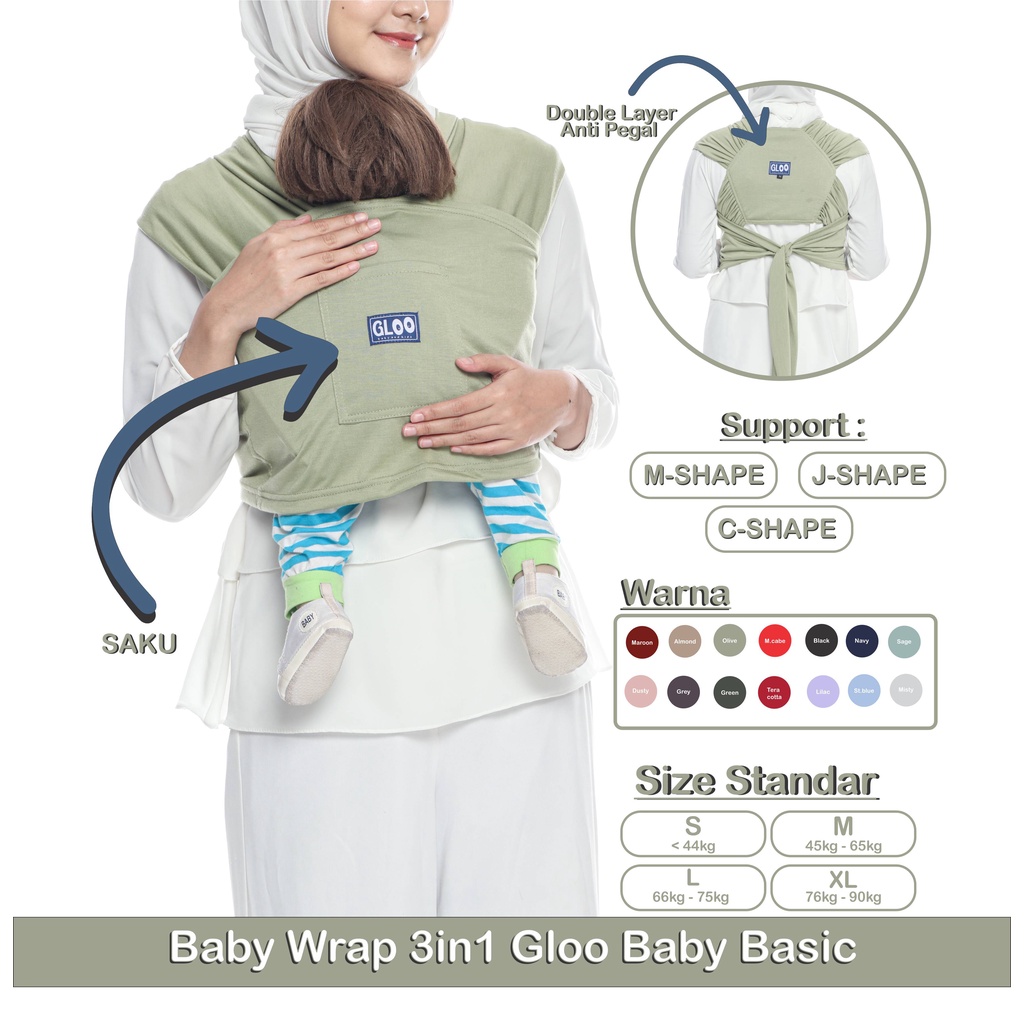 Front Baby Carrier M Shape Baby Wrap 3in1 Geos Baby Instant Premium ...