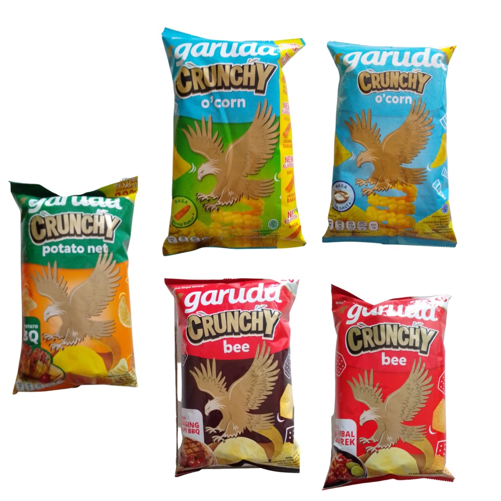GARUDA FOOD CRUNCHY/O'CORN/POTATO EXTRA GRAMASI 20% | Shopee Malaysia