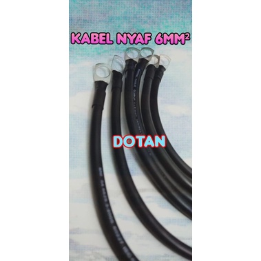 Nyaf 6MM Cable With 2 Copper SKUN GROUNDING NYAF 6MM Negative Cable ...