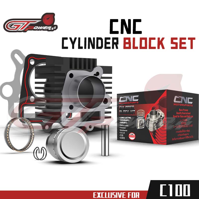 CNC Cylinder Block Set C100 / DREAM STD Φ50MM | Shopee Malaysia
