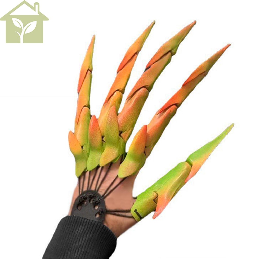 [Stock Available] Halloween Knuckle Claws Articulated Fingers Scarry ...
