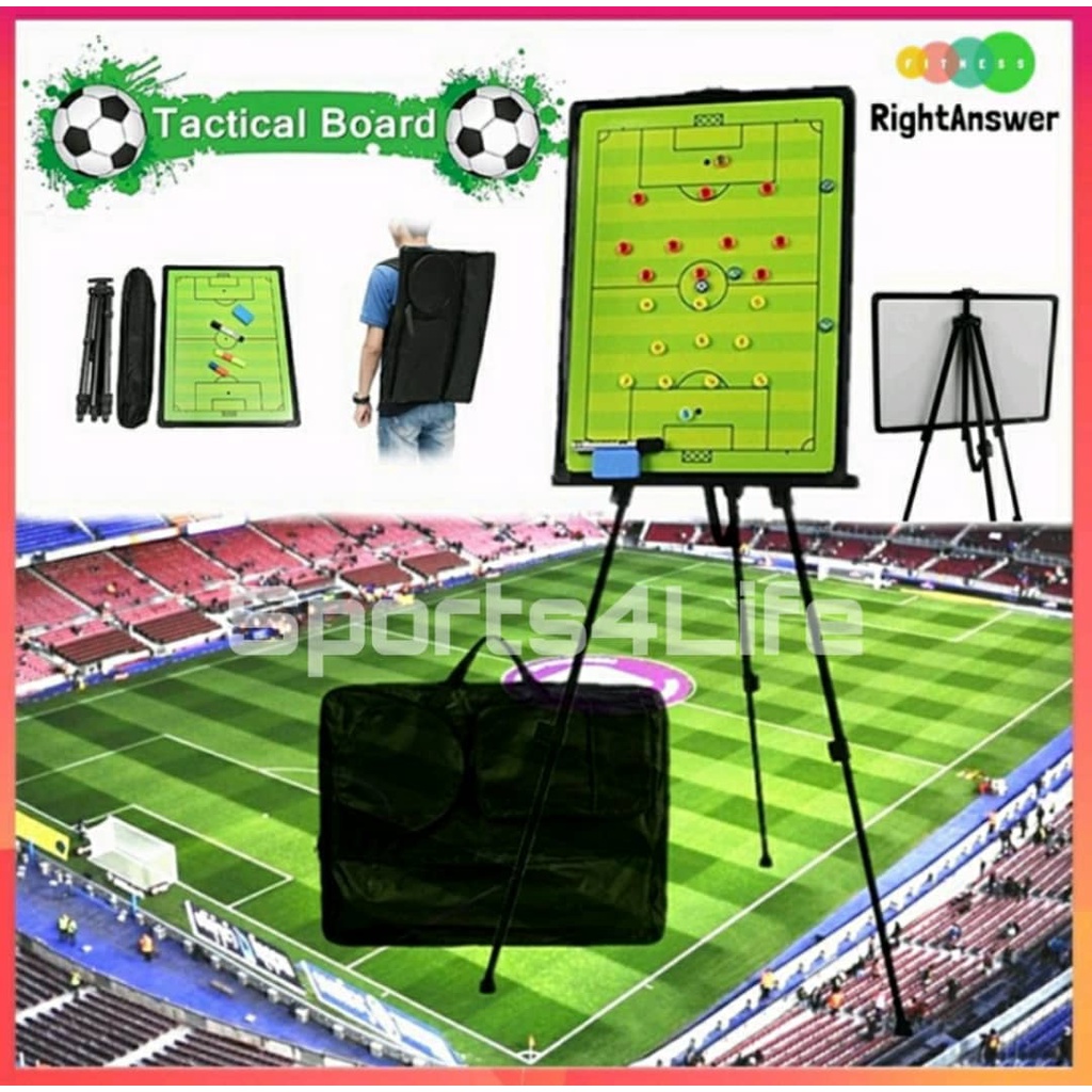 Futsal Football Coaching Board with Tripod Stand / Magnetic Coaching ...