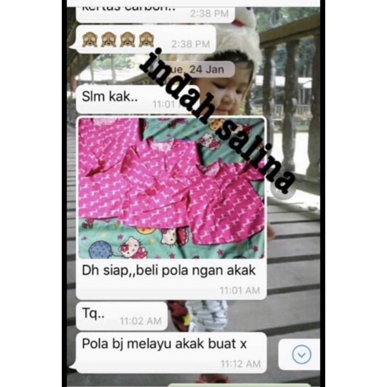 POLA BLOUSE A CUT DEWASA | Shopee Malaysia