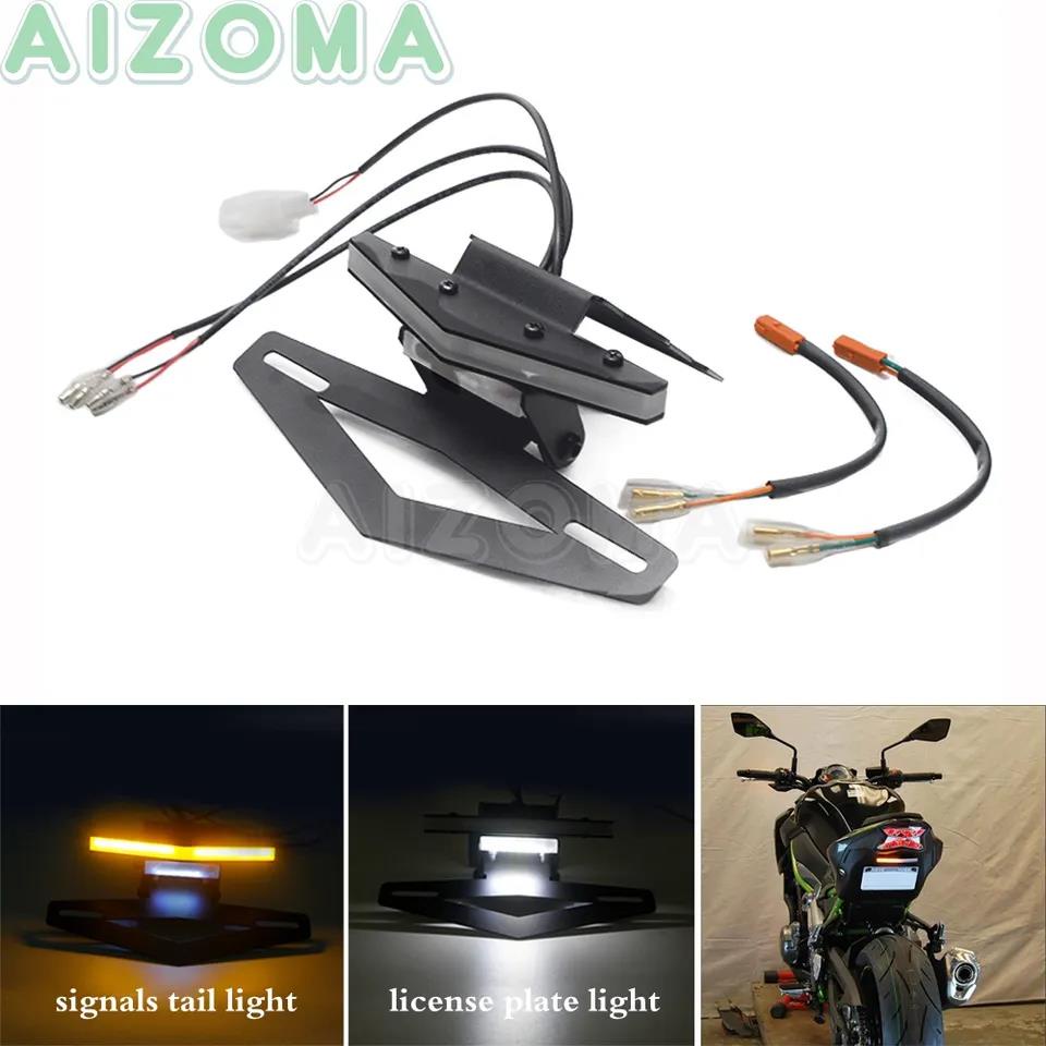 For Kawasaki Z900 2017 Motorcycle Tail Tidy Integrated LED Fender ...