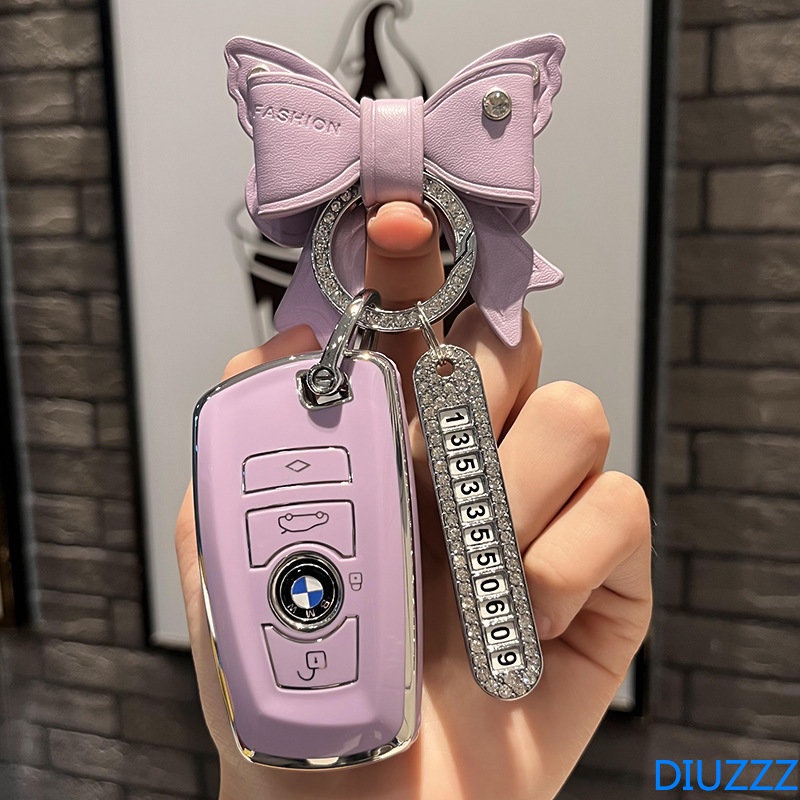 Bow No. Plate Car Key Case Cover for BMW M1-2-6-3-4-5-8 X3M X5M X1 X4 ...