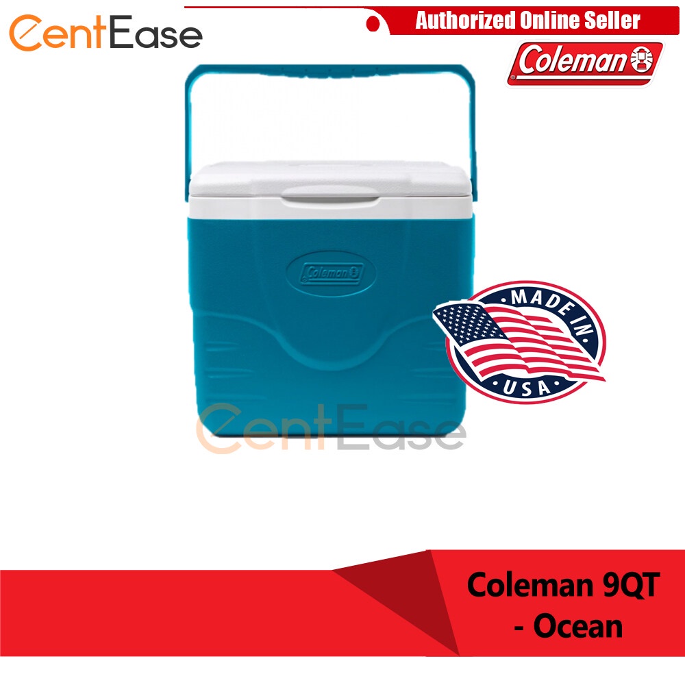 Coleman 9QT Chiller Cooler Box - Ocean (Made in USA) | Shopee Malaysia
