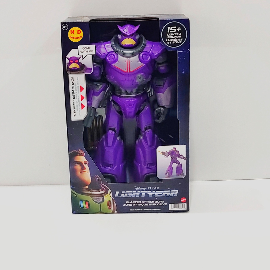 Disney and Pixar Lightyear Blaster Attack Zurg - Action Figure Toys ...