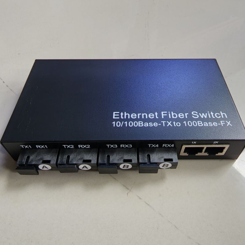 Media Converter 4-port 100M/SC/20KM (2A+2B) 2-port RJ45 | Shopee Malaysia
