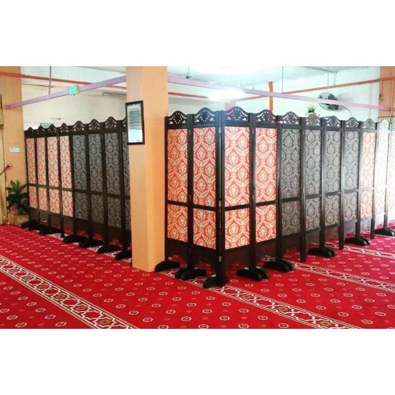 💕 Original Partition Kayu | Pembahagi Ruang Kayu Original Wood Screen ...