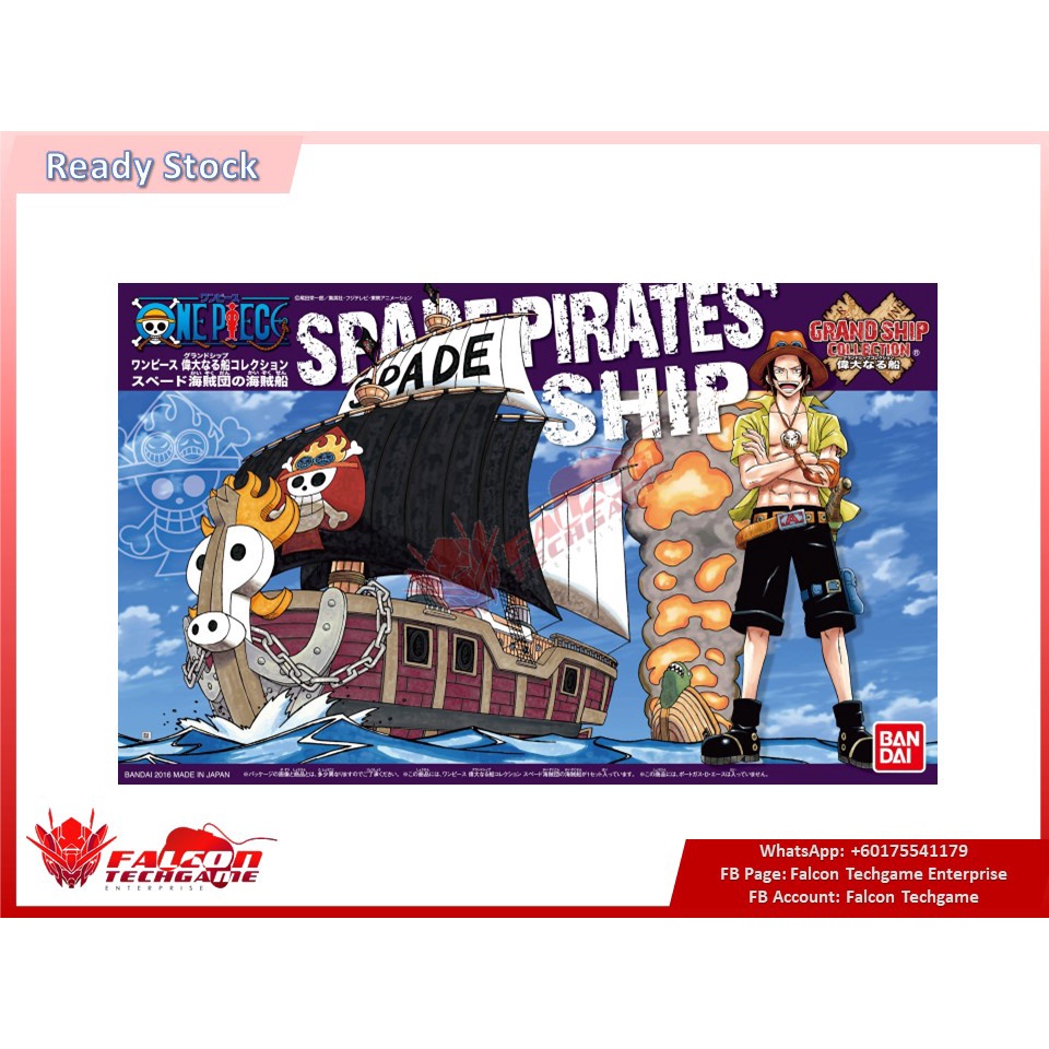 Bandai One Piece Grand Ship Collection Spade Pirates Ship | Shopee Malaysia