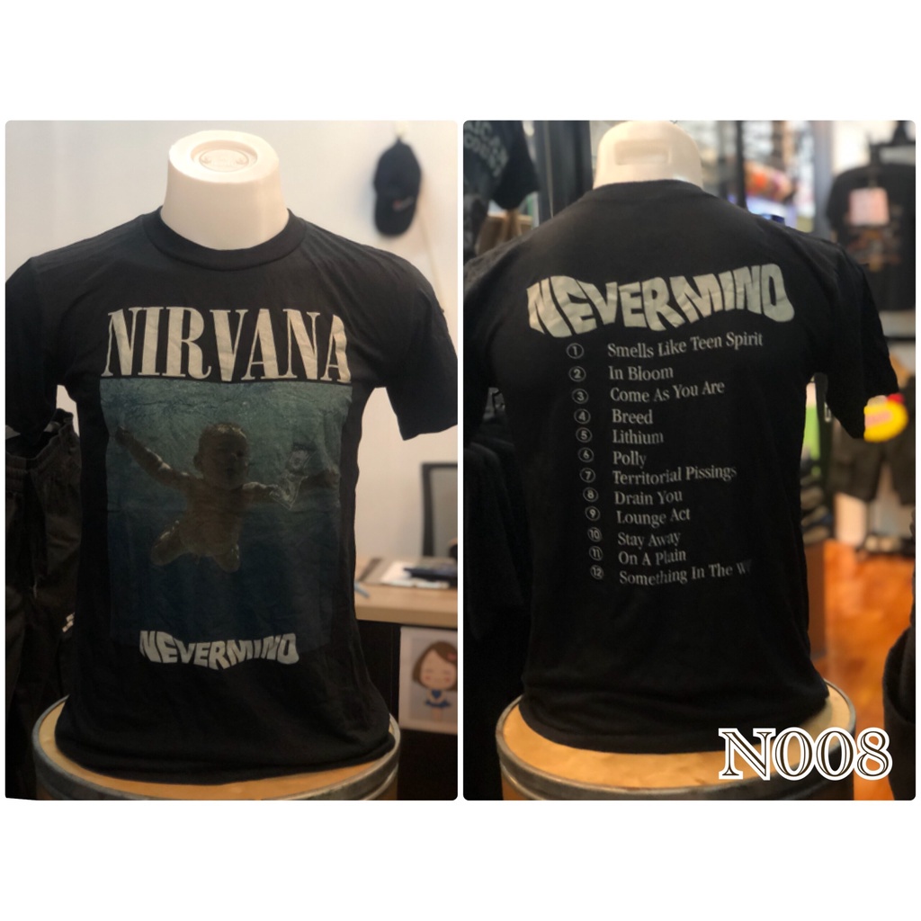 🔥🔥【Ready Stock】Best NIRVANA Light Band Shirt Foreign Rock Tour The ...