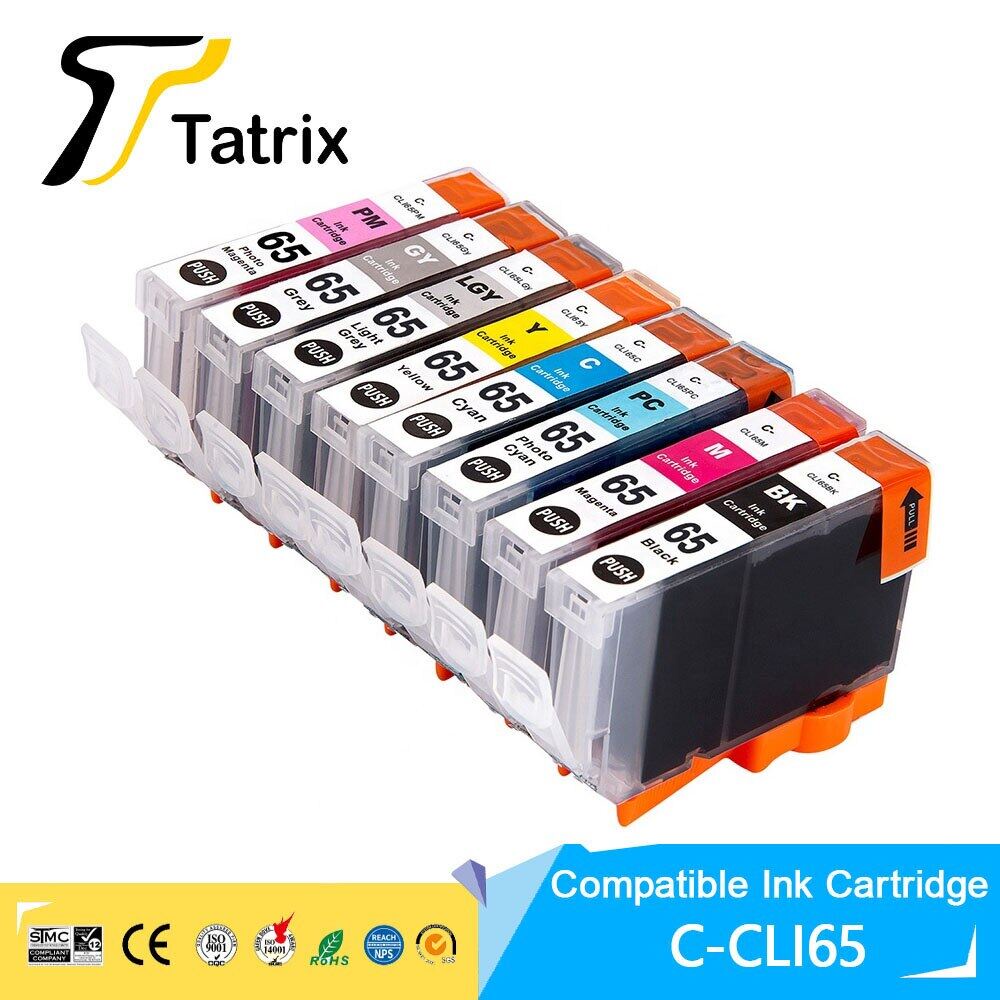 CLI 65 Cli65 CLI-65 Premium Compatible Ink Cartridge Full Set For Canon ...