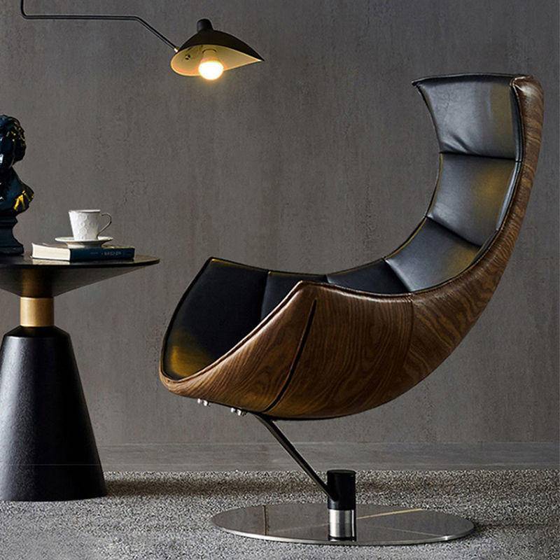 NAPPA Nordic single sofa light luxury single chair snail chair lazy ...