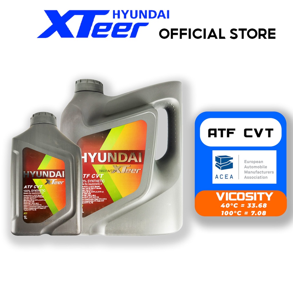 Hyundai XTEER CVT Fully Synthetic | Shopee Malaysia