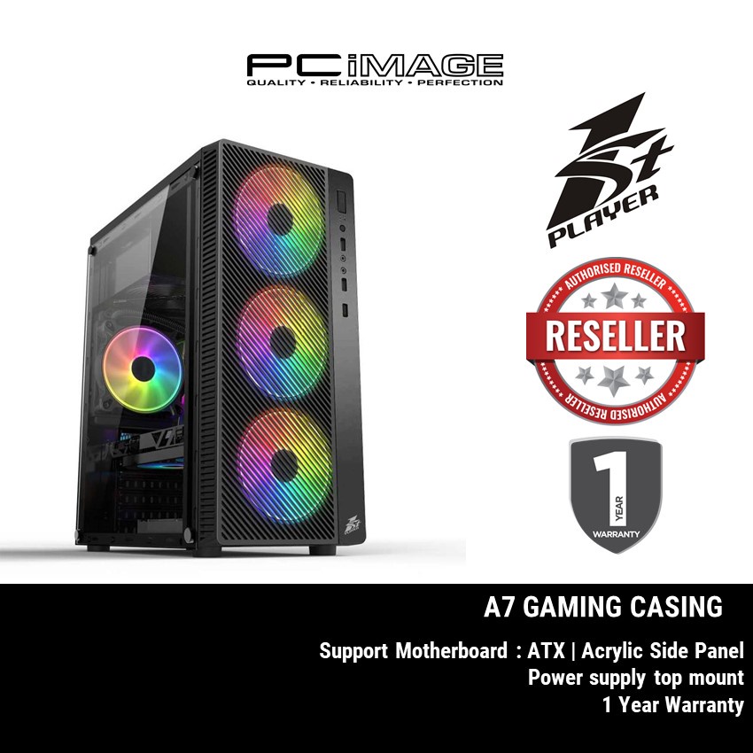 1ST PLAYER A7 ATX Casing with A2 FAN | Shopee Malaysia