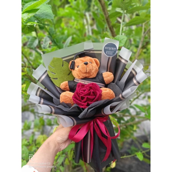 Graduation bucket/Graduation bucket Flannel Flower Graduation bucket ...