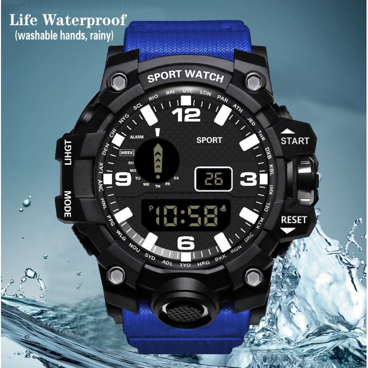 Men's Fashionable New Digital Watch Luminous Waterproof Multi-function ...