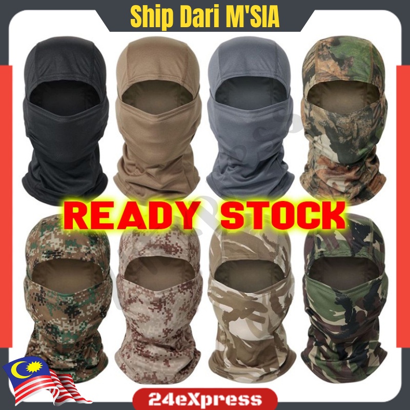 Full Face Mask Balaclava Bikers Bicycle Tactical Outdoor Topeng Sarung ...