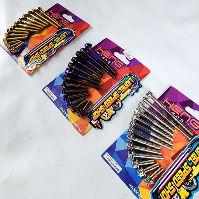 MESIN Cvt bolts vario 150 vario 125 new probolt flower gold engine box ...