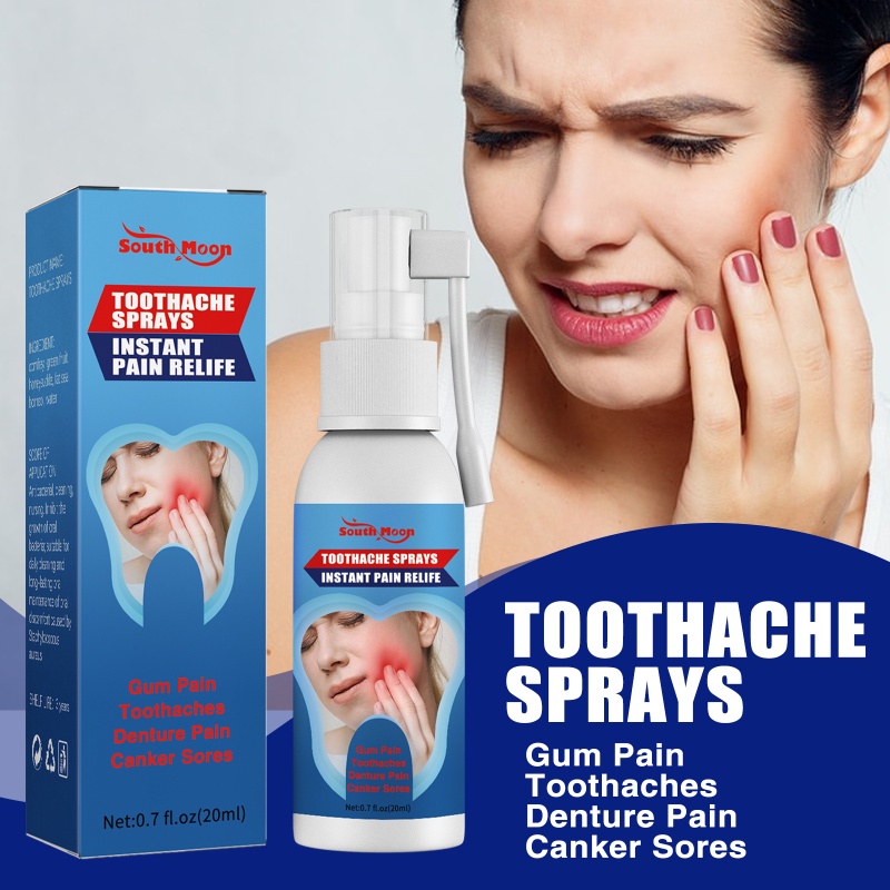 EELHOE Instant Tooth Pain Relief Spray Effective Treatment Teeth Pain ...