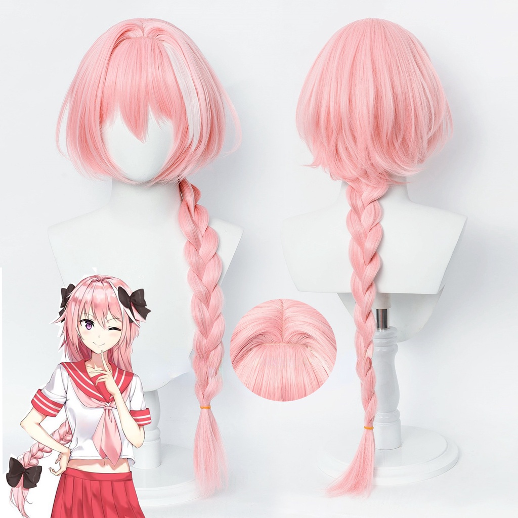 Misscoo Game Fate Apocryph Astolfo Cosplay Wigs Apocryph Astolfo Long ...
