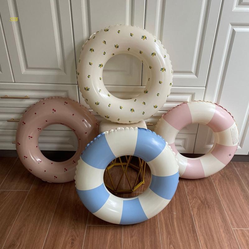 SUN Kids Swim Ring Pool Float Backyard Swimming Pool PVC Float Beach ...